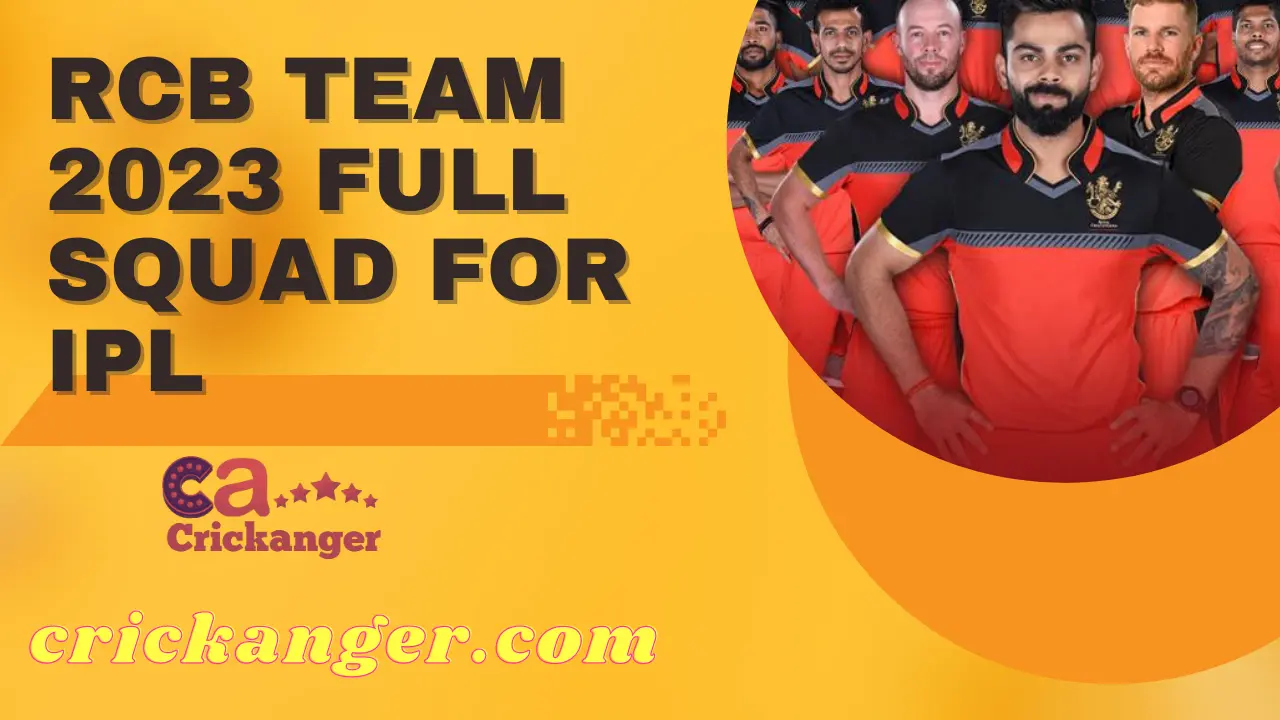 RCB Team 2024 Players List Full Squad - Crickanger - Cricket Updates ...